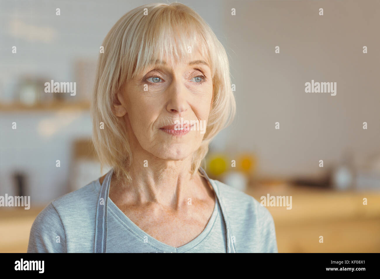 Portrait of a smart elderly woman Stock Photo - Alamy