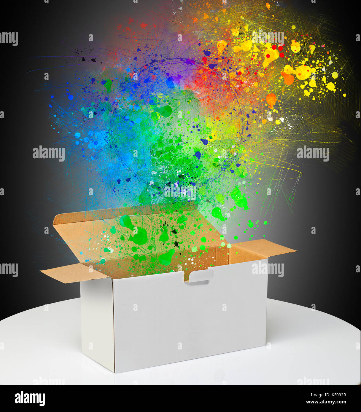 Real paint splatter hi-res stock photography and images - Alamy