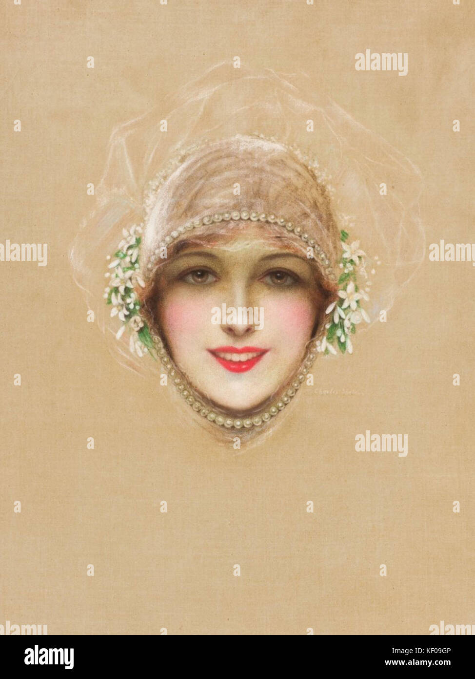 Vintage painting 30s hi-res stock photography and images - Alamy