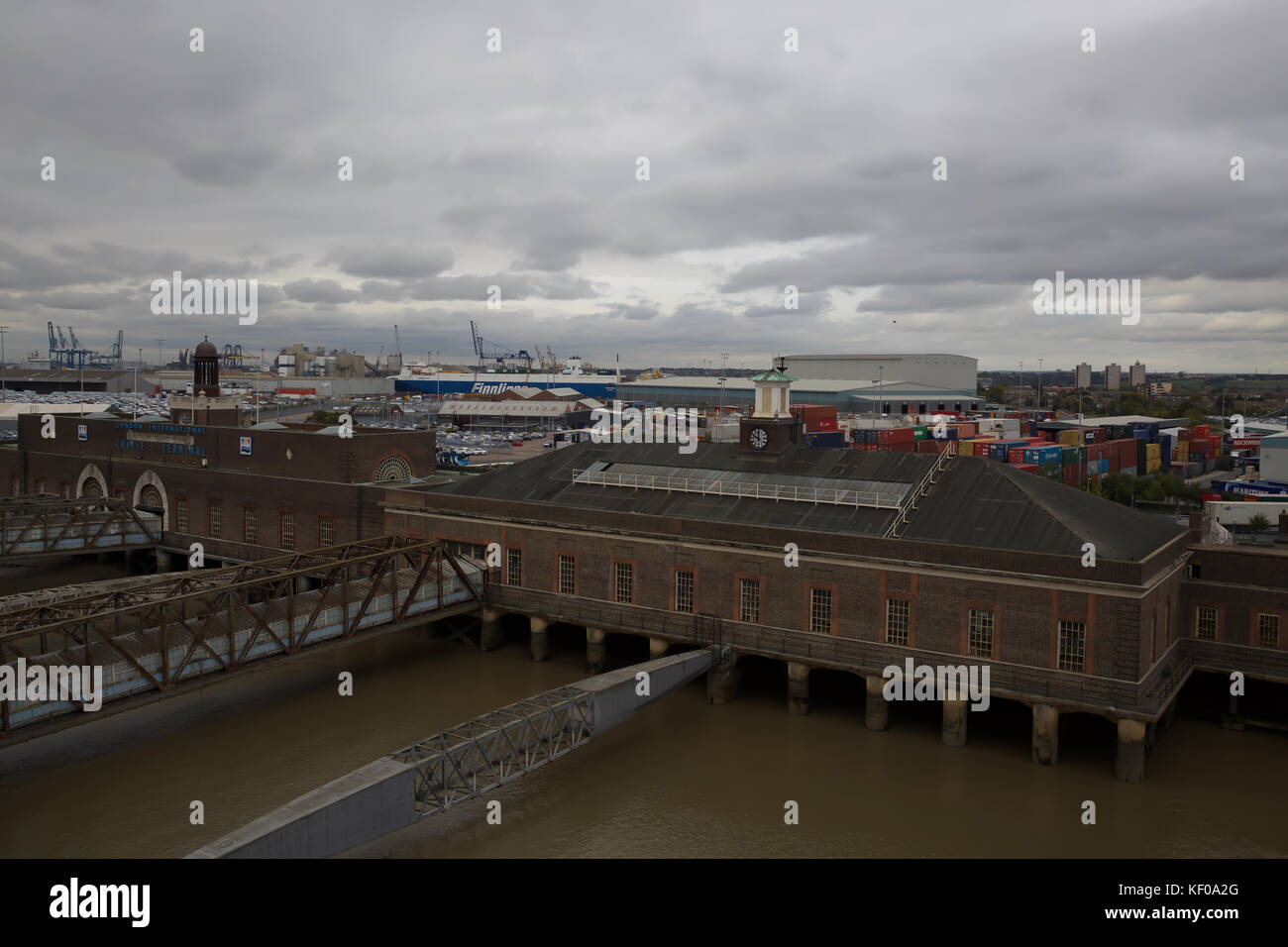 London International Cruise Terminal building in Tilbury UK Stock Photo ...