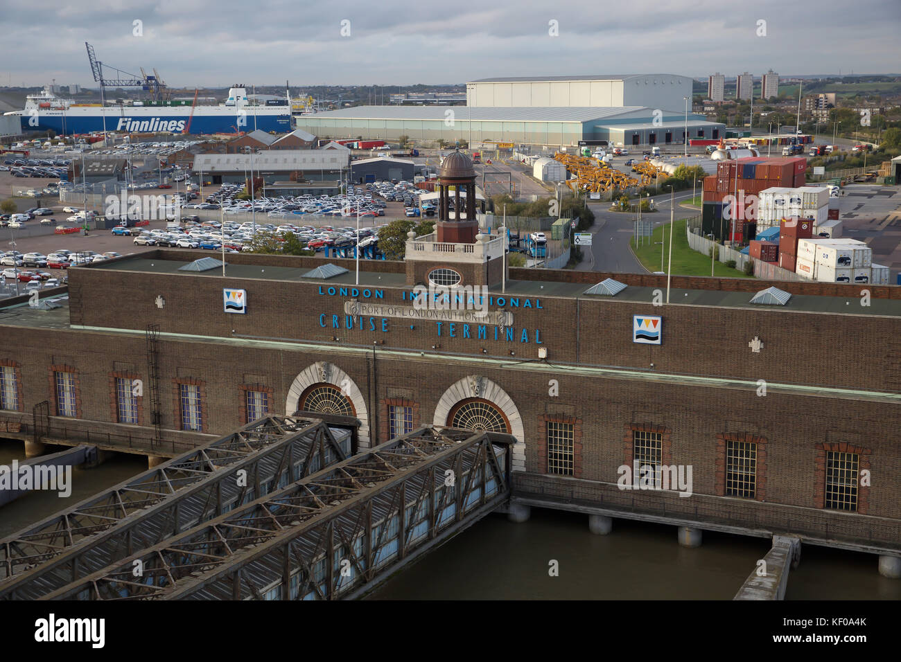 London International Cruise Terminal building in Tilbury UK Stock Photo ...