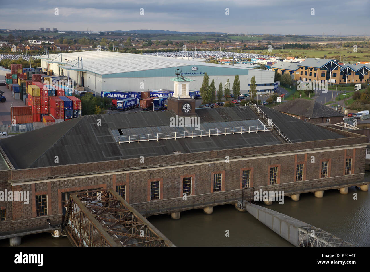 London International Cruise Terminal building in Tilbury UK Stock Photo ...