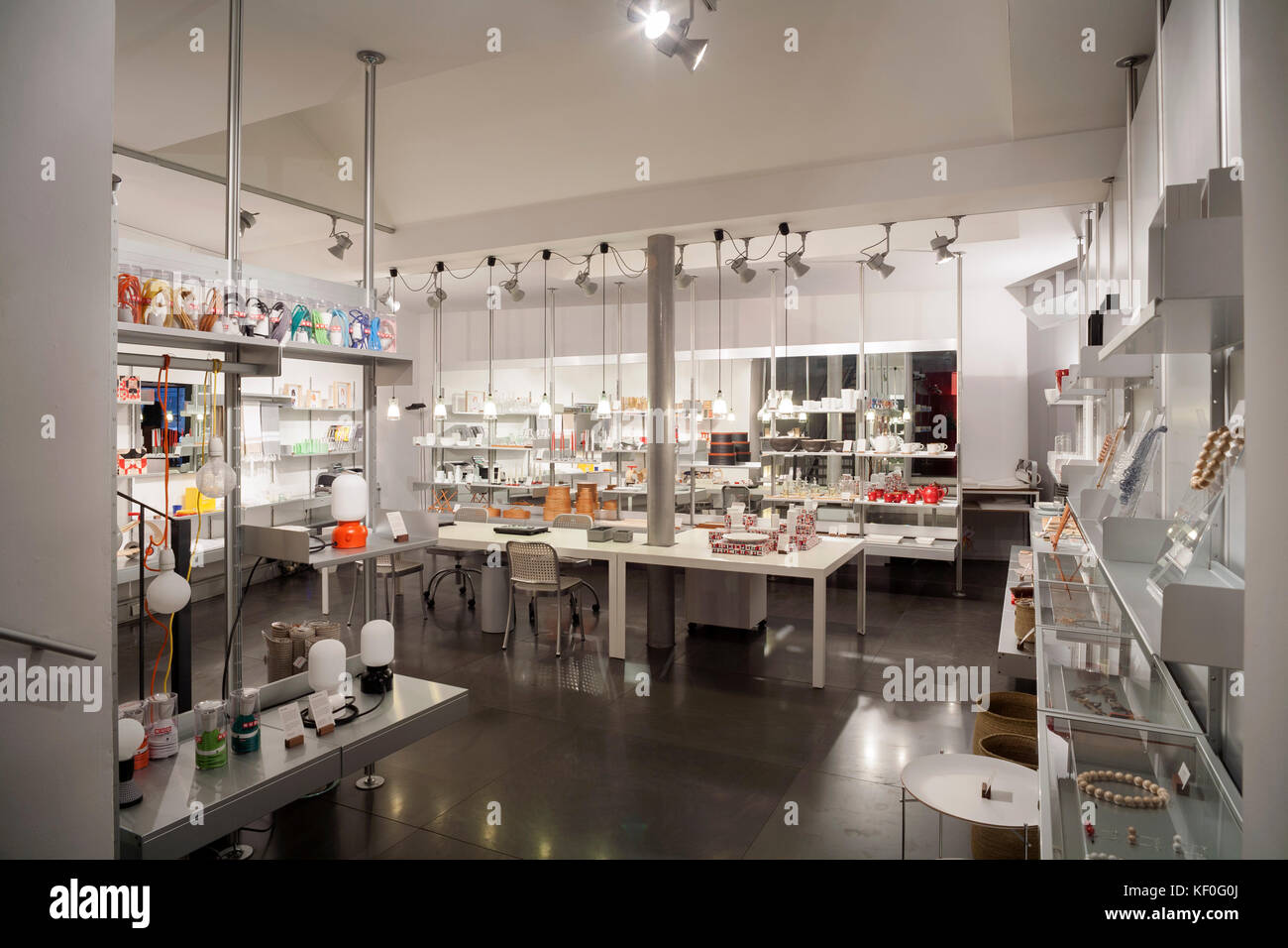 Interior of a contemporary store selling design objects and original ...