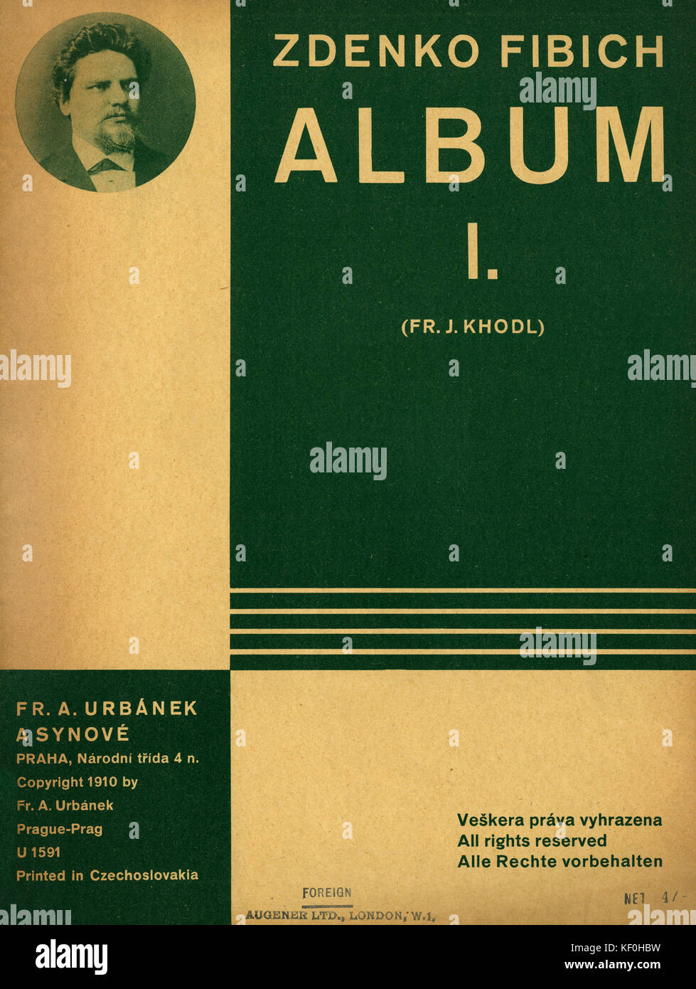 Zdenek Fibich 's ( Zdenko) ' Album 1., vyber cyklu klavirnich skladeb ...