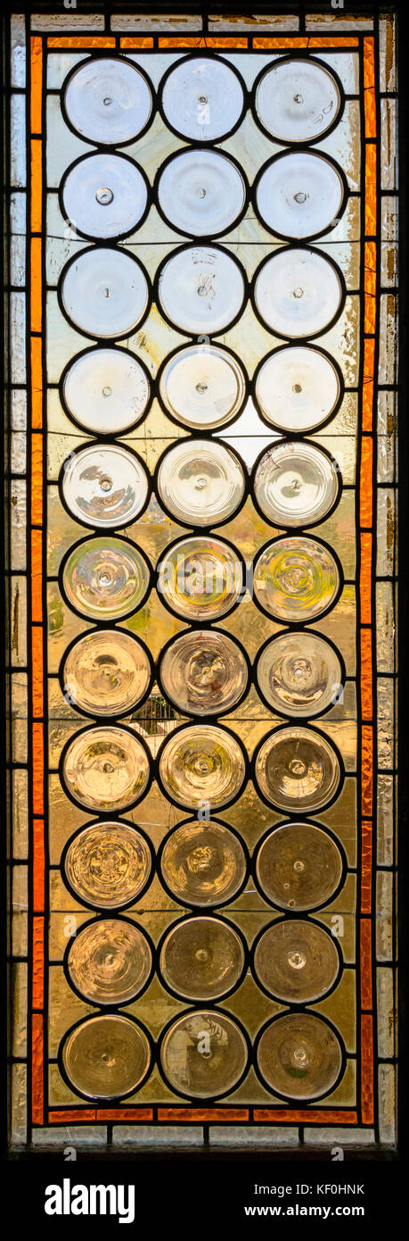 Geometric colorful pattern stained glass hi-res stock photography and ...