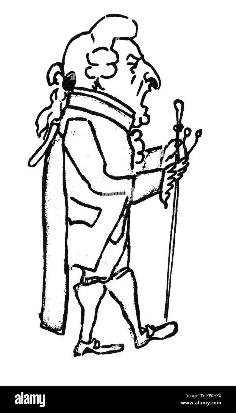 Antonio Scotti as Scarpia in Puccini's 'Tosca'. Drawn by Enrico Caruso ...