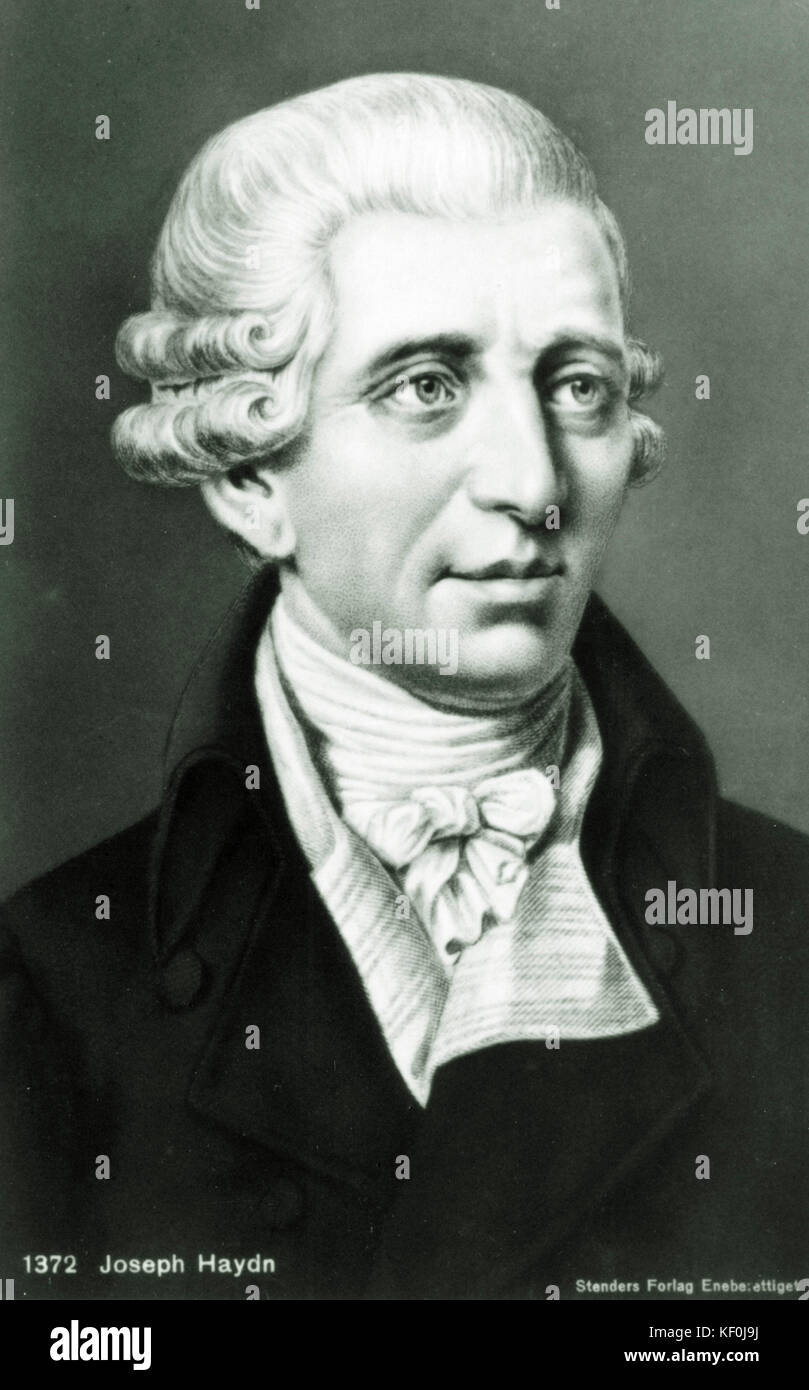 FRANZ JOSEPH HAYDN, portrait. Austrian composer. 1732-1809 Stock Photo ... FRANZ JOSEPH HAYDN, portrait. Austrian composer. 1732-1809 Stock Photo ...