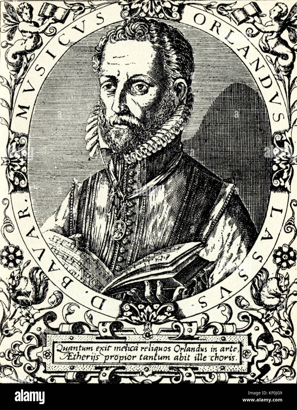 Orlando de LASSUS - Flemish composer. Works included 1250 compositions ...