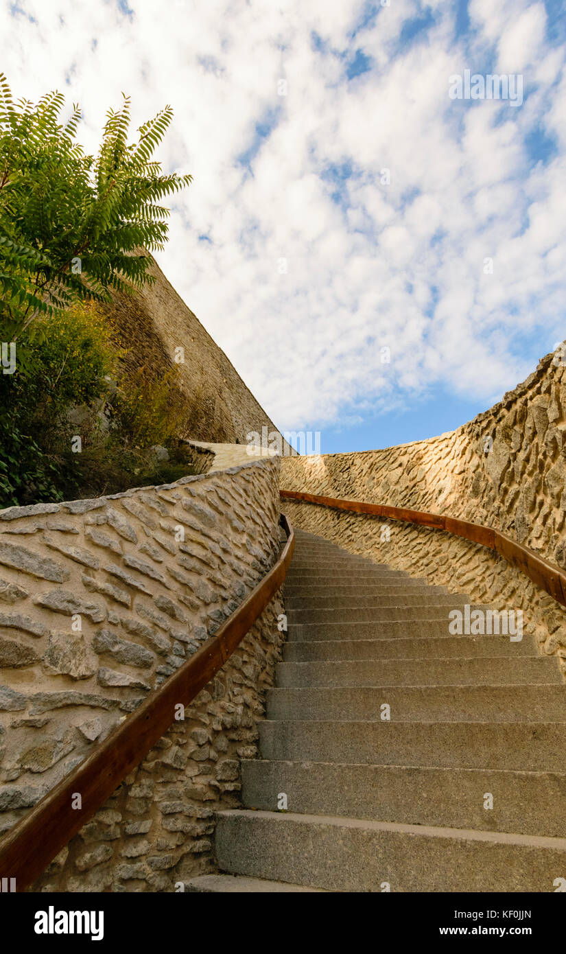 stairs to castle Stock Photo - Alamy