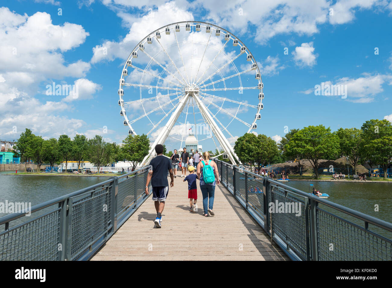 Montreal, Canada - 9 July 2017: The Montreal Observation Wheel (Grande ...