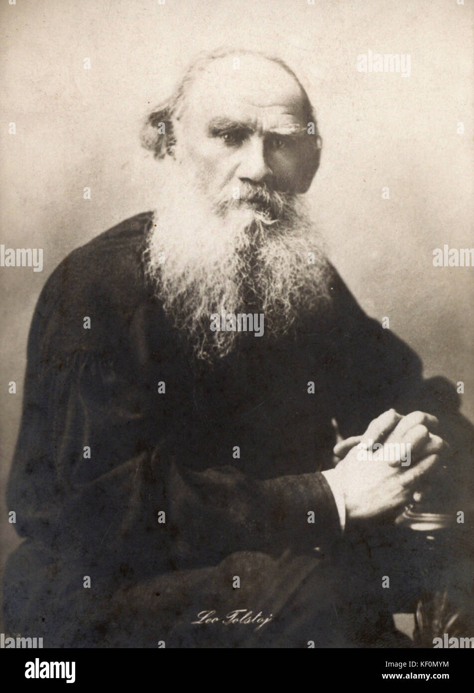 Leo Nikolayevich Tolstoy Russian philosopher and novelist Stock Photo ...