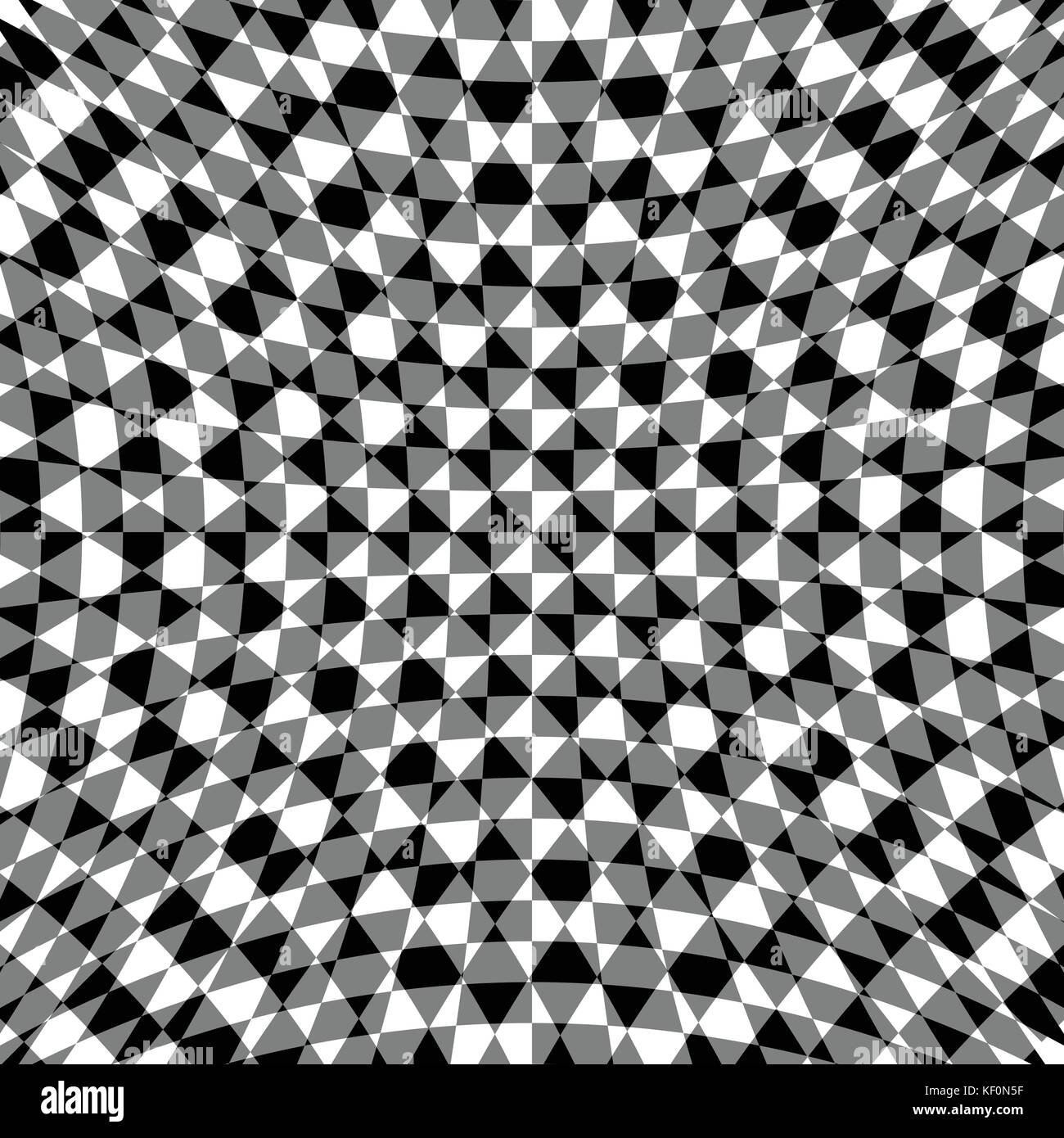 Black and white checkered curve pattern design for abstract background ...