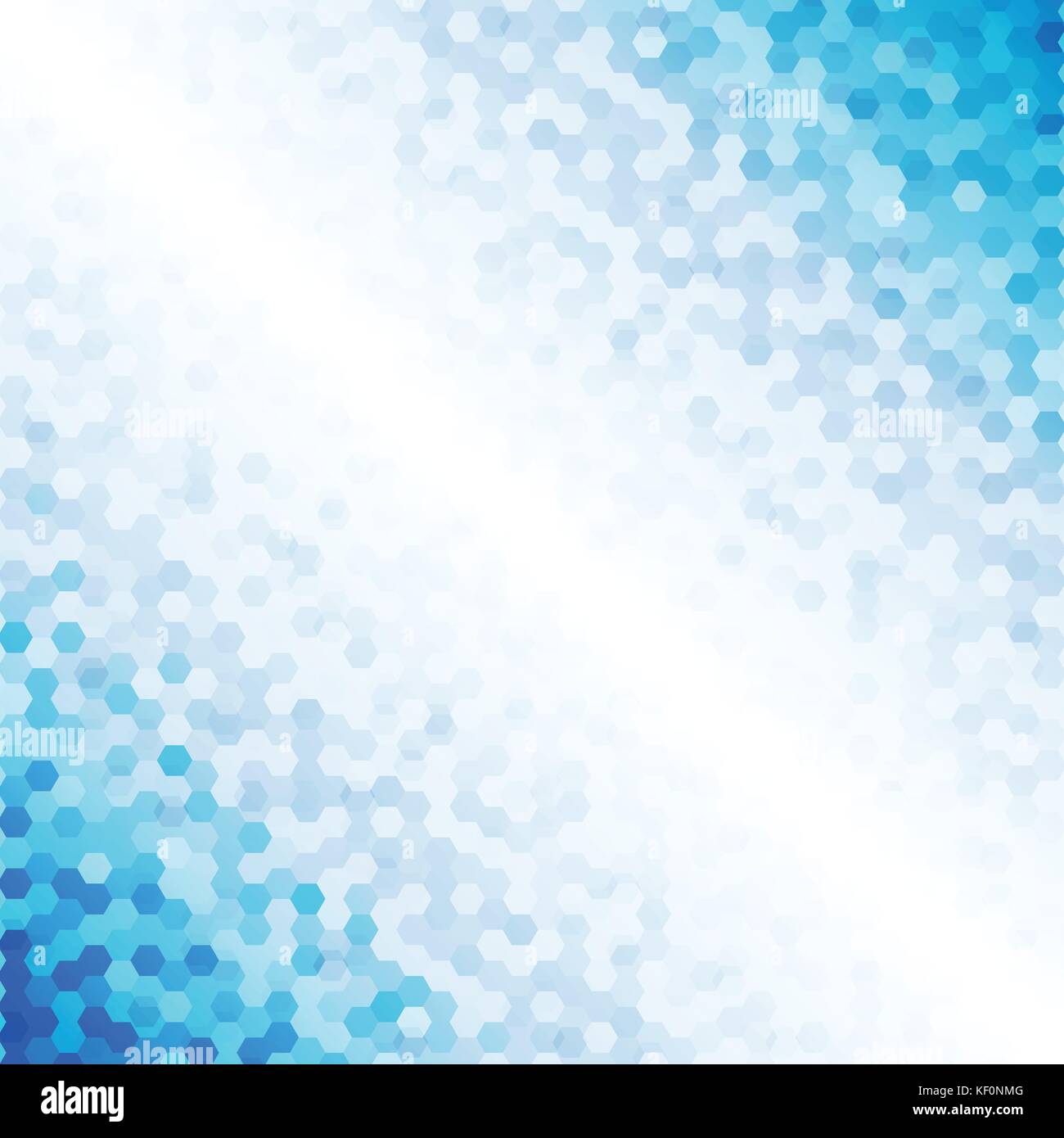 Shade of Blue hexagon pattern design abstract background concept Stock ...