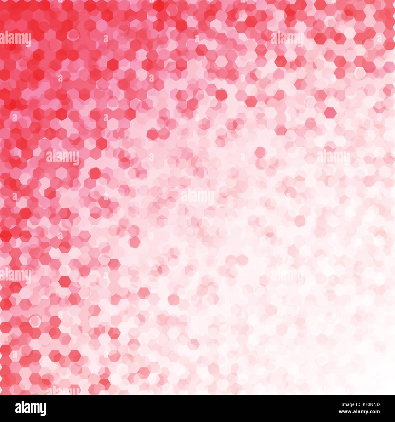 Shade of Red hexagon pattern design abstract background concept Stock ...