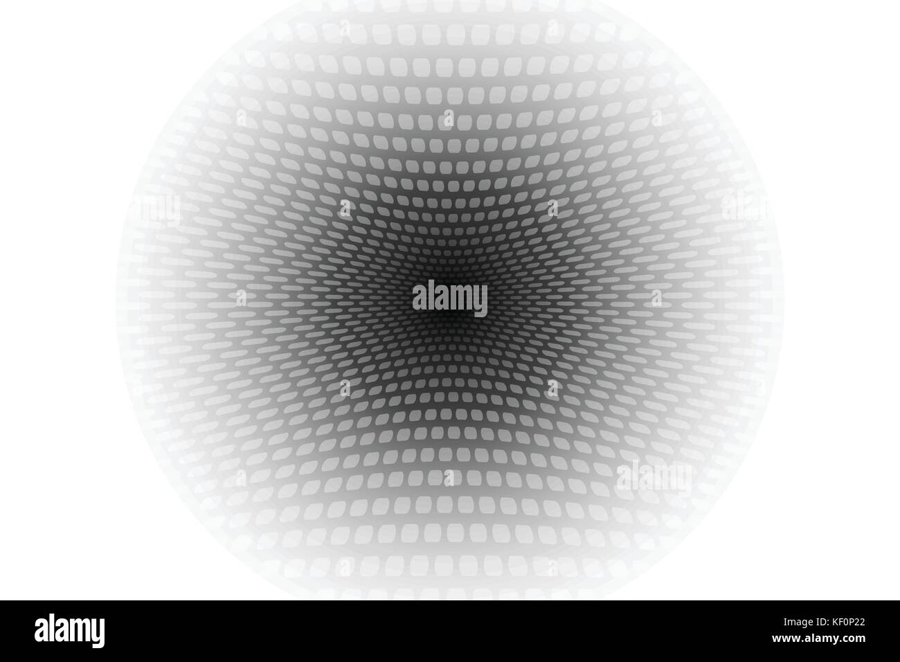 White ellipse pattern with black color in the center for abstract ...