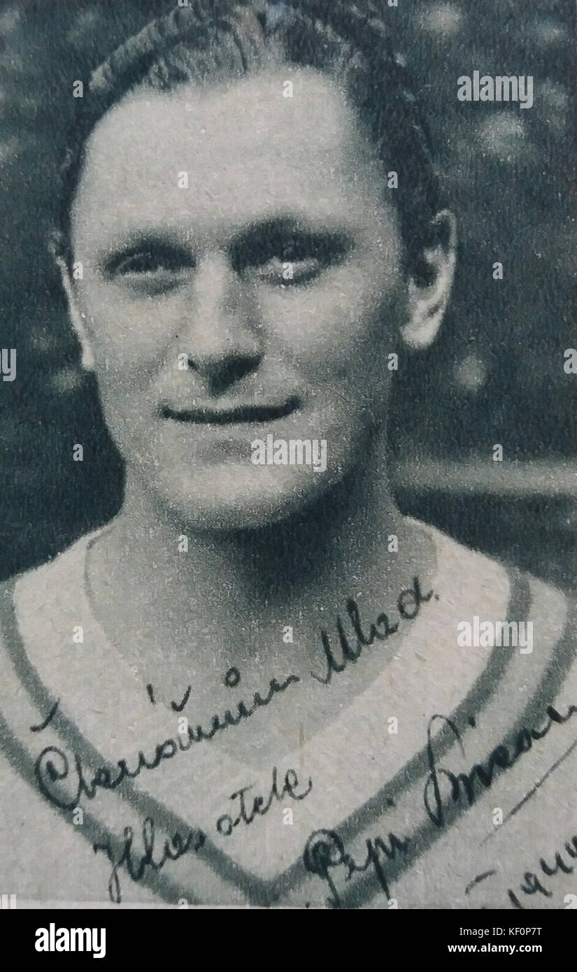 A 1940 photograph of Josef Bican, an Austrian-Czech footballer ...