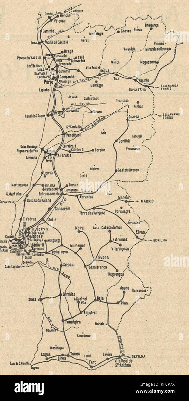Mapa portugal vintage hi-res stock photography and images - Alamy