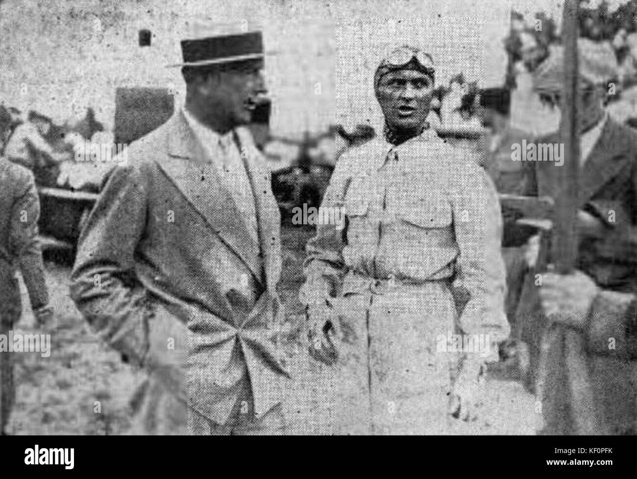 Louis Chiron racing in the 1935 Grand Prix du Comminges, showcasing his ...