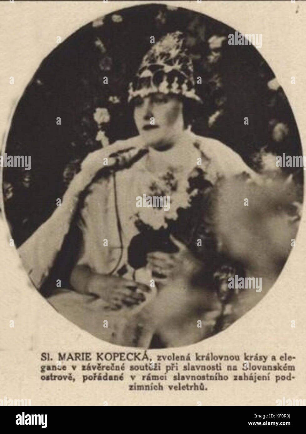 Kralovna krasy 1928 Stock Photo - Alamy