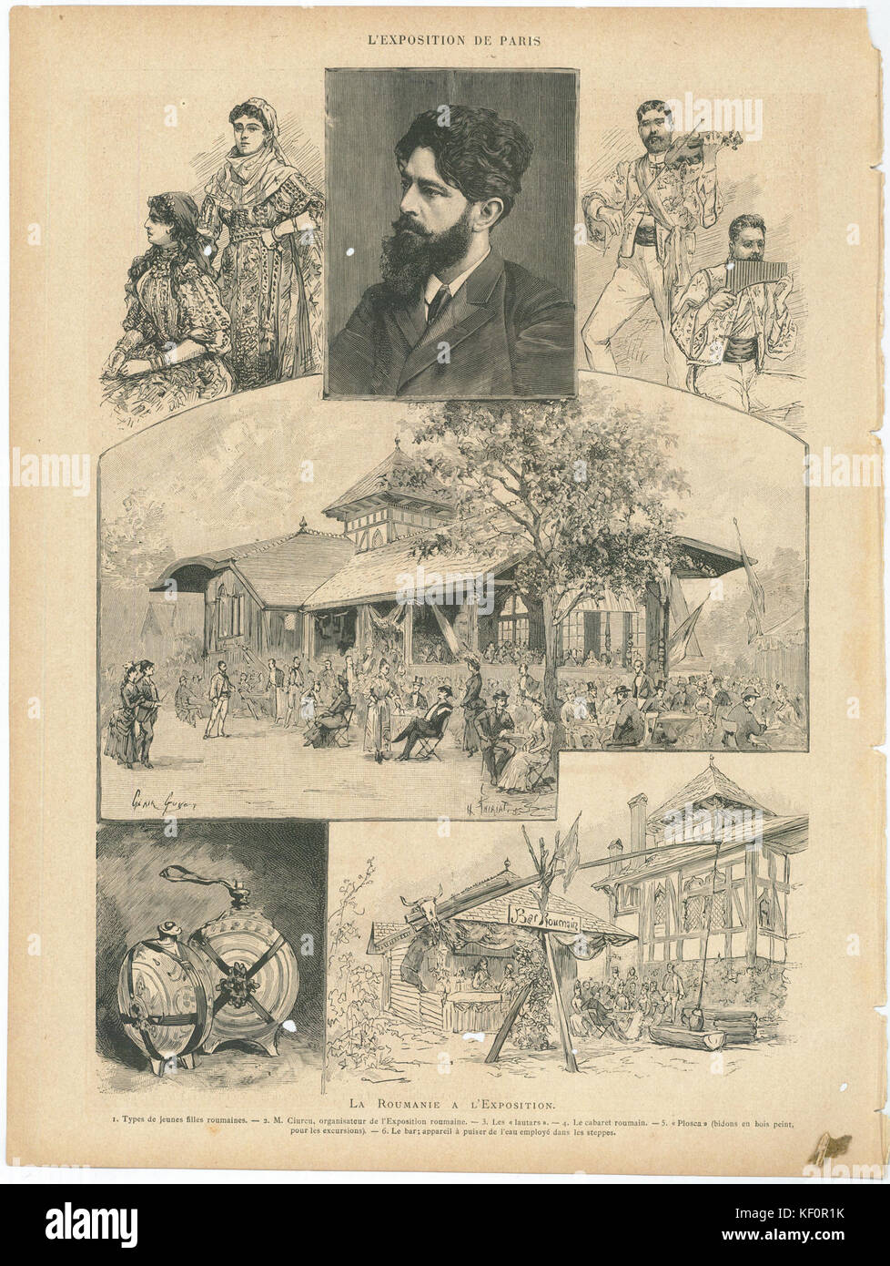 An illustration from the 1889 Paris Exposition, showcasing the cultural ...