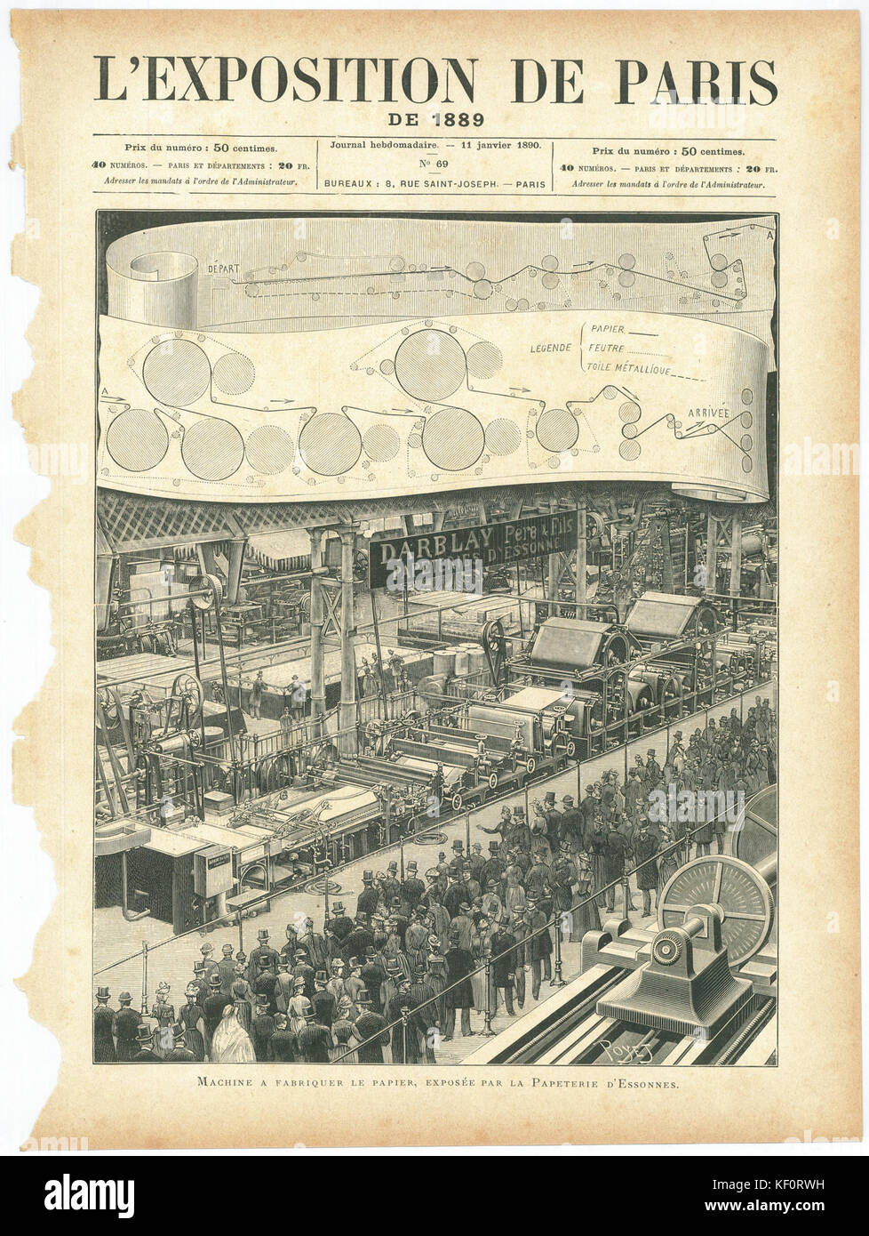 L'Exposition de Paris de 1889 No69 page 225 Stock Photo - Alamy