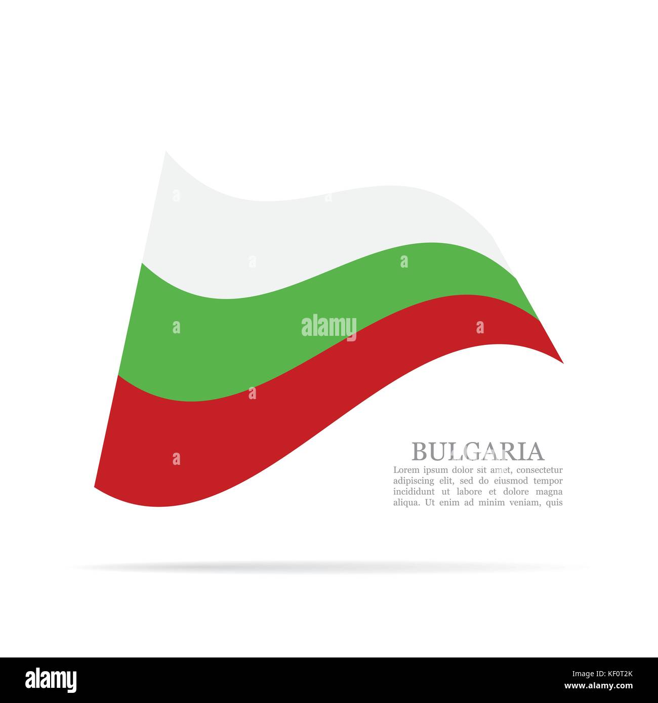 Bulgaria national flag waving vector icon Stock Vector Image & Art - Alamy