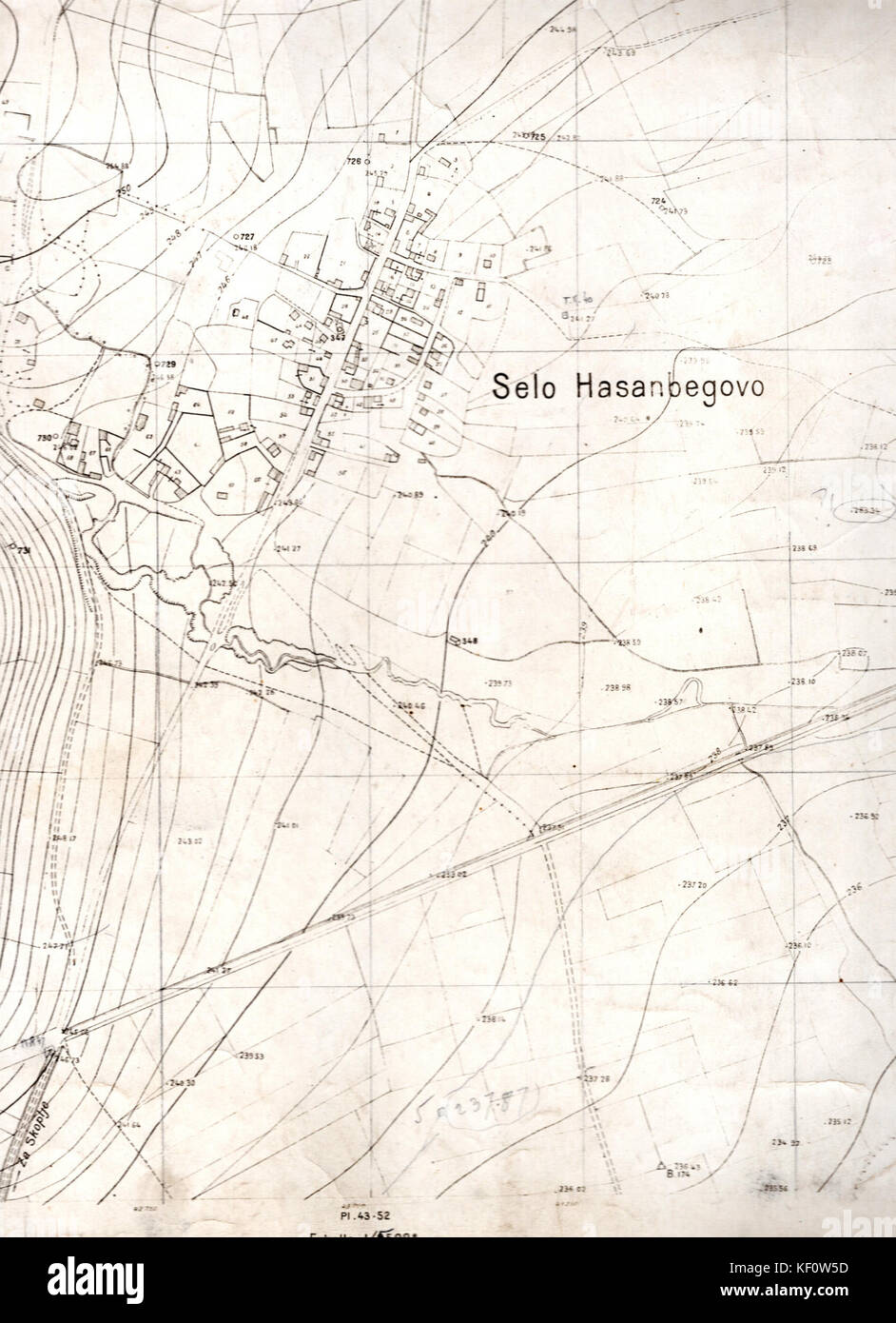 Geodetska karta na Singelikj, 1930 te Stock Photo - Alamy
