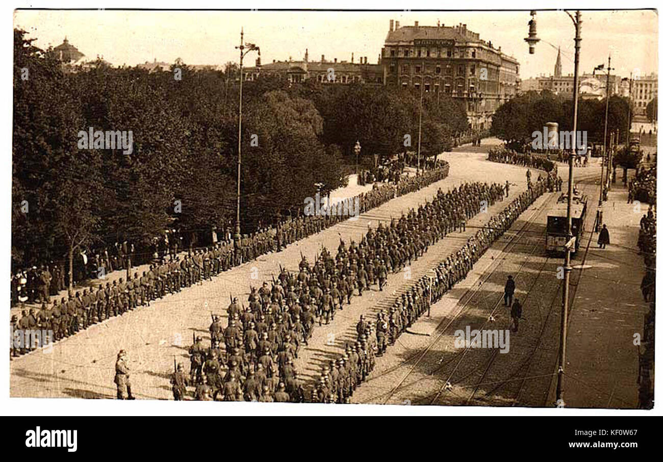 German troops riga 1916 Stock Photo - Alamy
