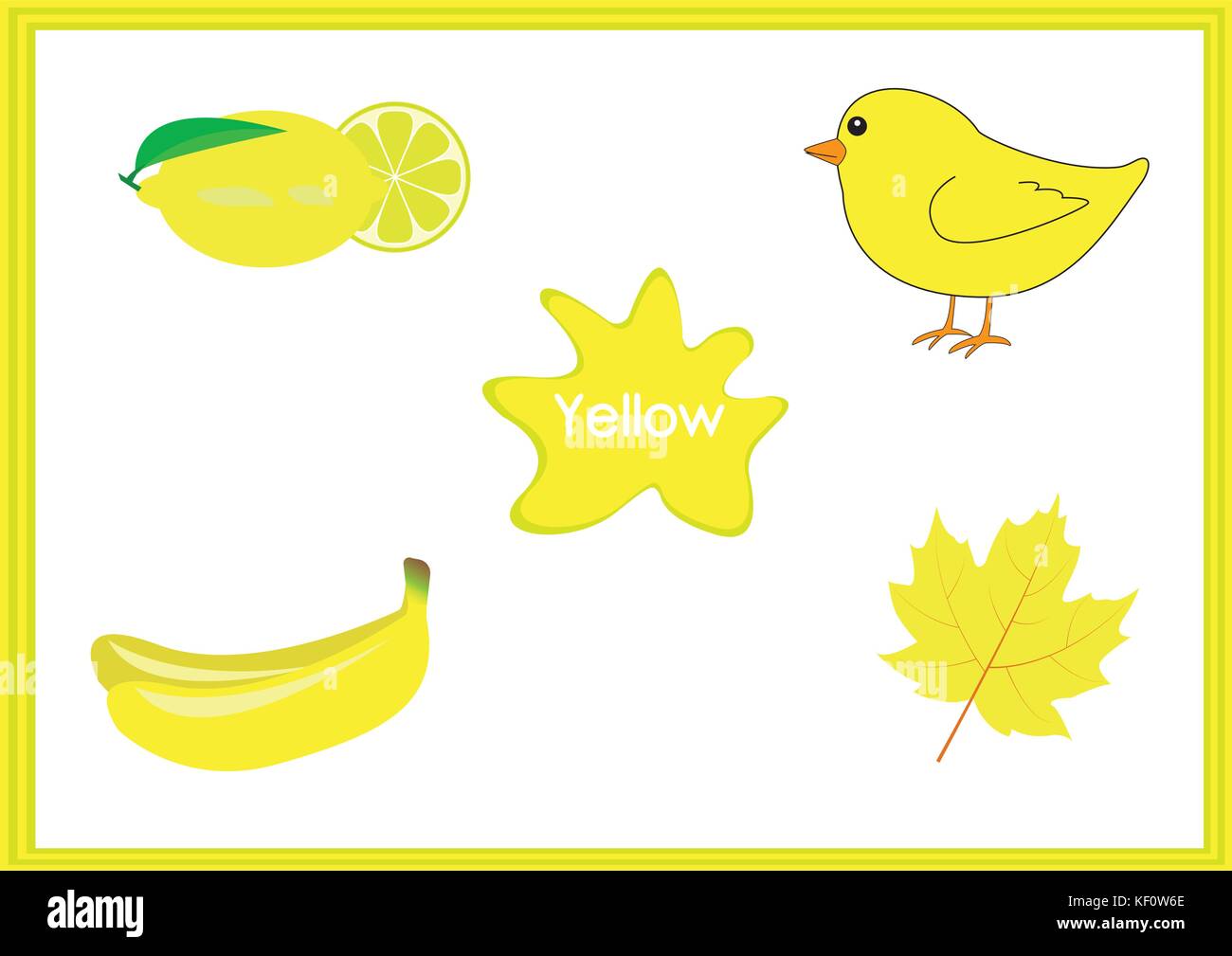 learn the colors, kids are learning the colors, fun worksheet Stock ...