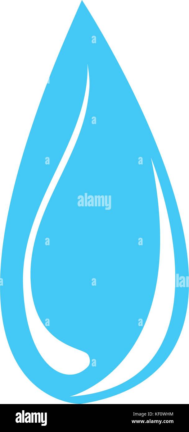 Blue water drop Stock Vector Image & Art - Alamy