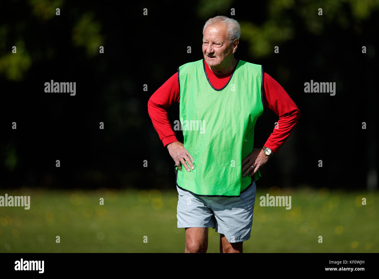 Men during a Senior walking football training session Stock Photo - Alamy