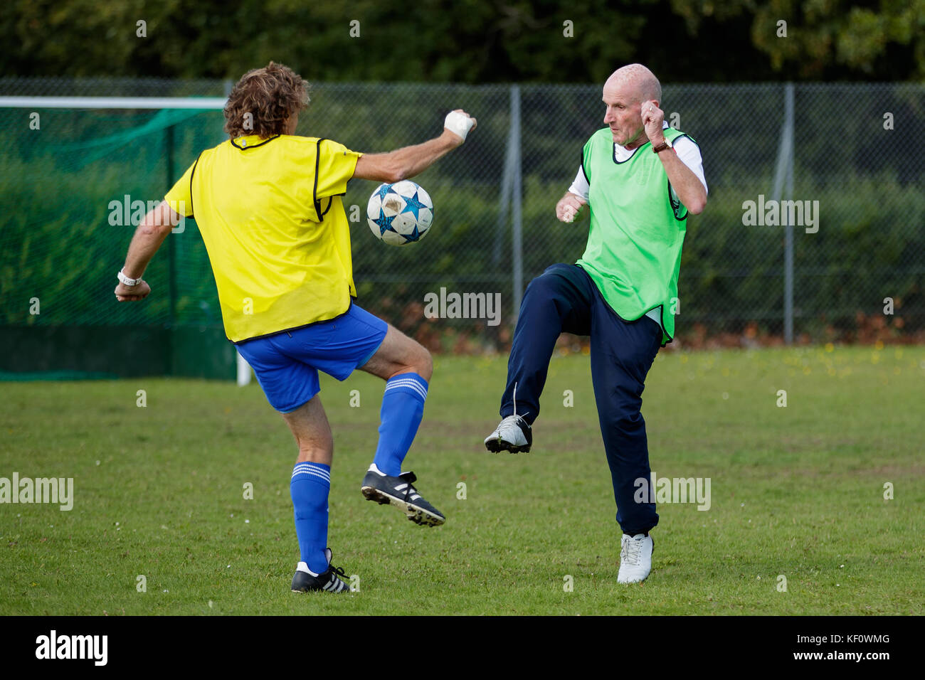 Walking football elderly people hi-res stock photography and images - Alamy