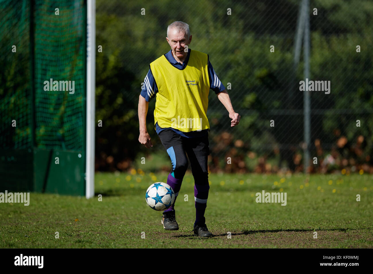 Men during a Senior walking football training session Stock Photo - Alamy