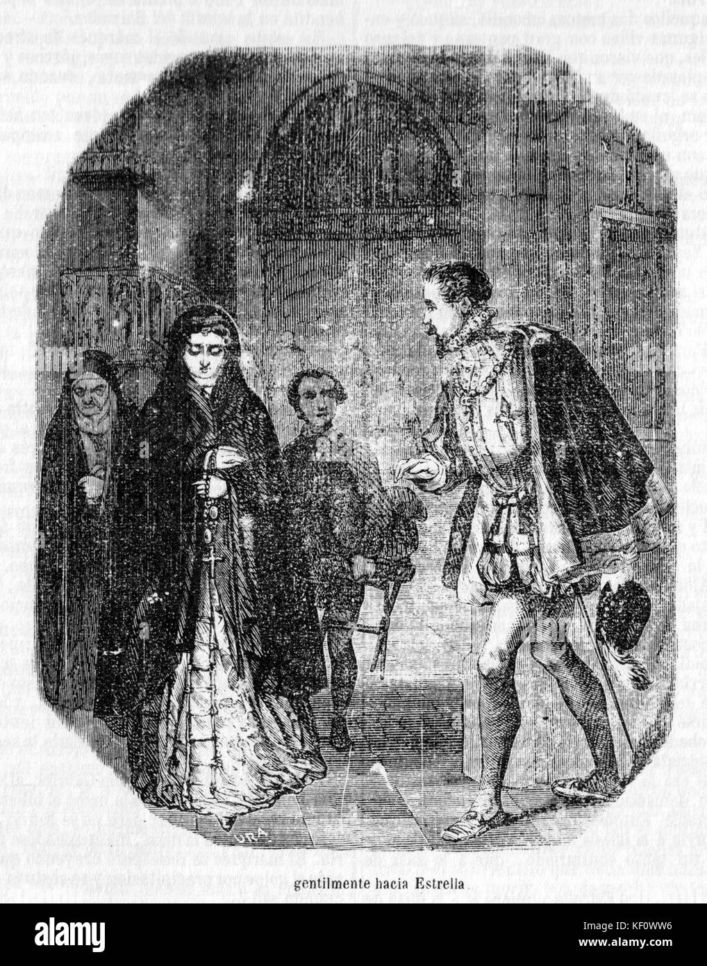 Los Monfies de las Alpujarras Illustration pag 121 Stock Photo - Alamy