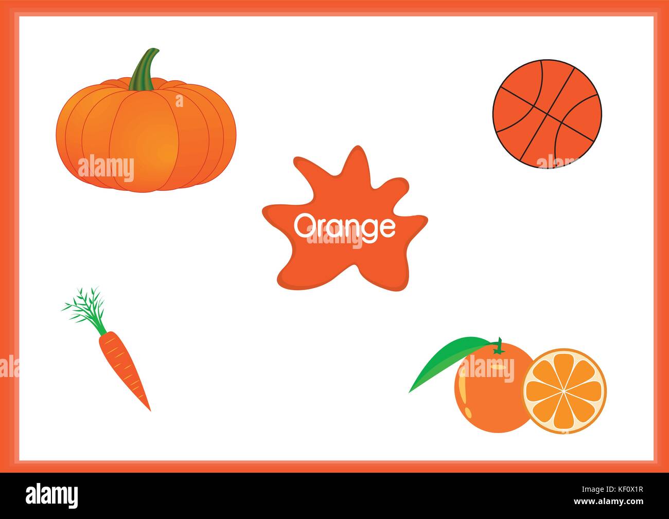 learn the colors, kids are learning the colors, fun worksheet Stock ...