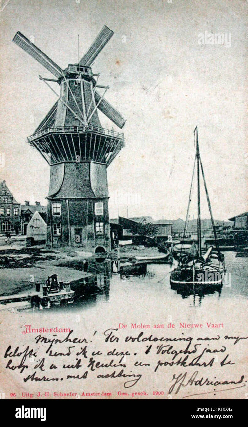 Molen de Gooyer is a historic windmill located on Funenkade in ...