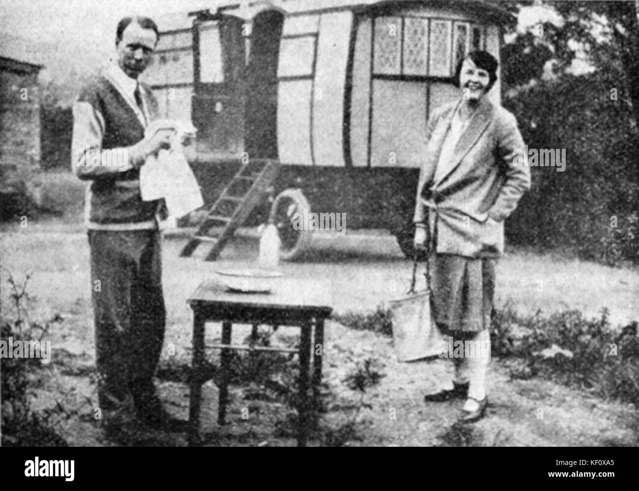 Lewis Thompson honeymoon 1928 Stock Photo - Alamy