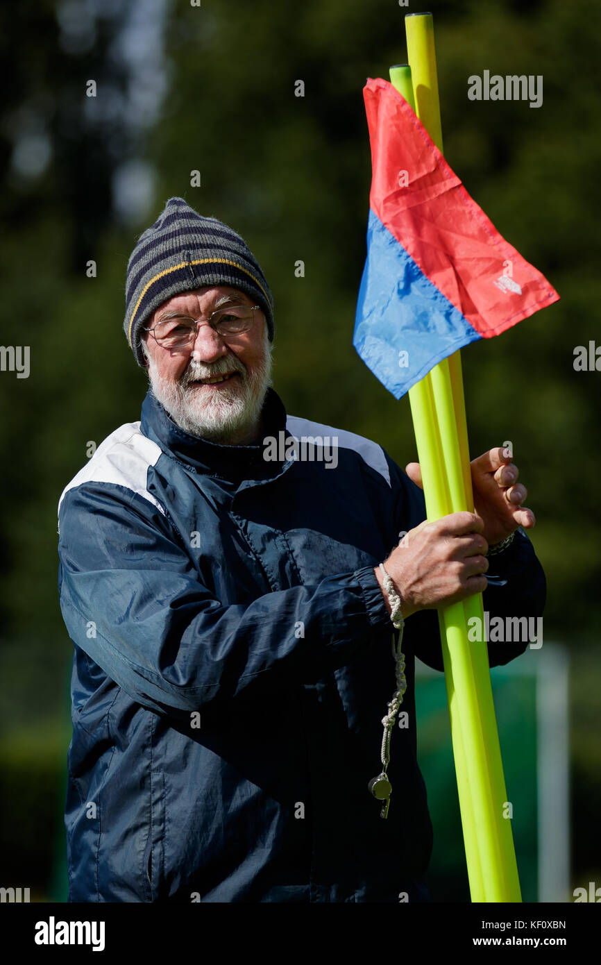 Men during a Senior walking football training session Stock Photo - Alamy