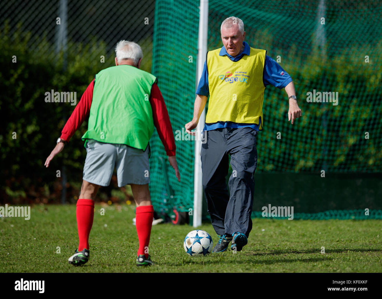 Walking football hi-res stock photography and images - Alamy