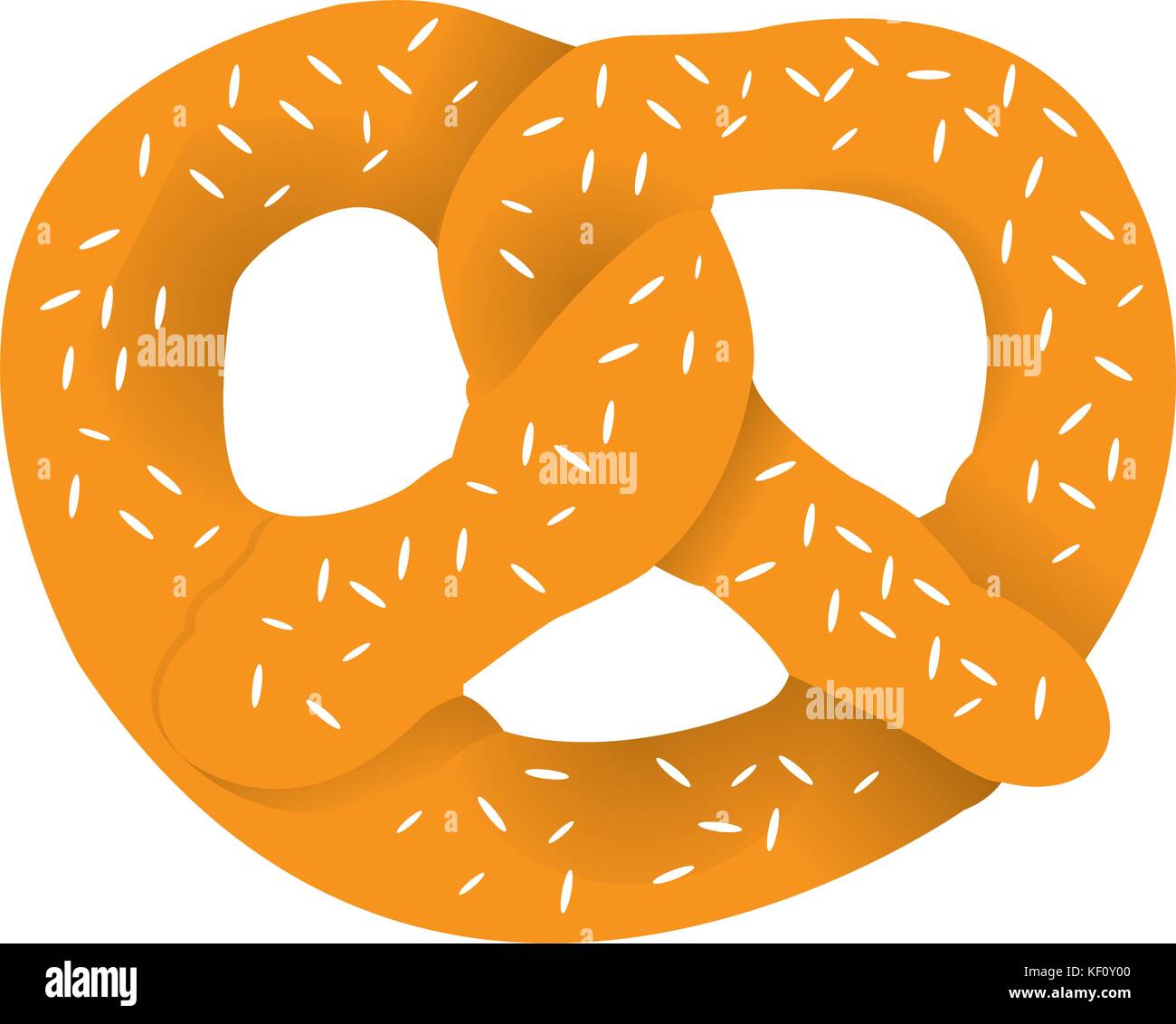 Isolated pretzel icon Stock Vector Image & Art - Alamy