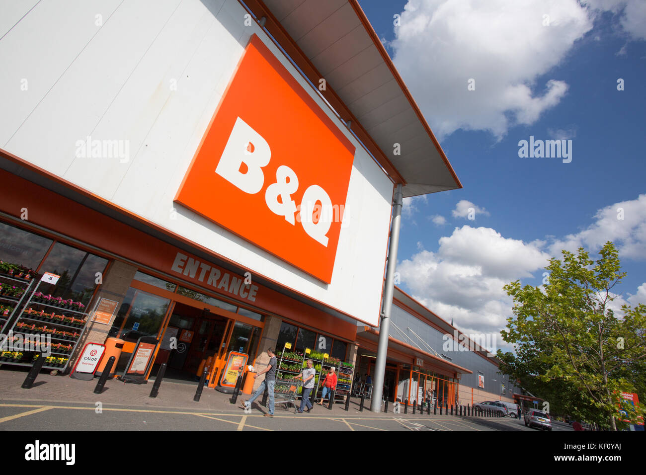 B&Q store, Stockport Stock Photo - Alamy