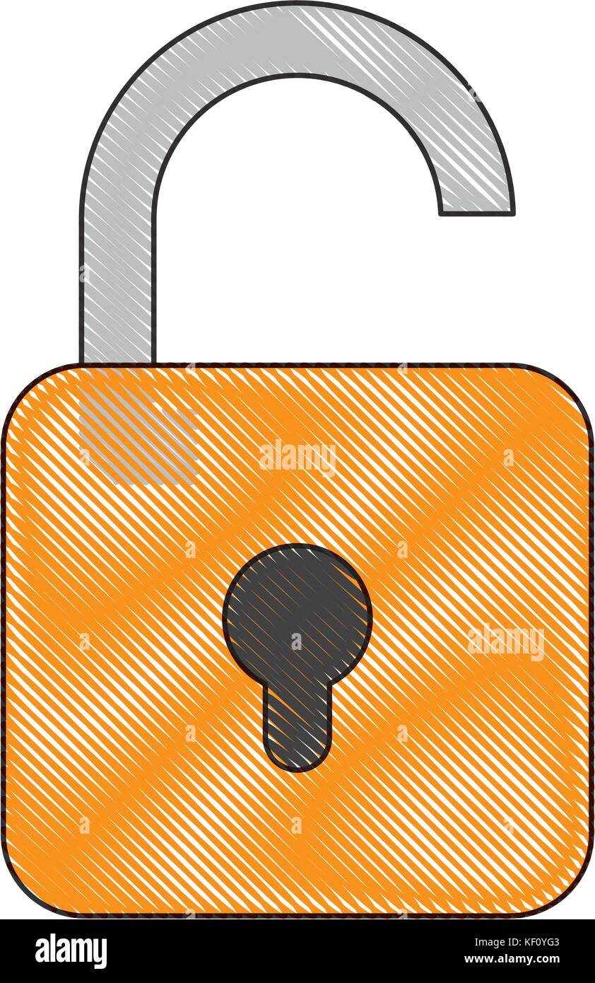 security padlock icon over white background vector illustration Stock ...