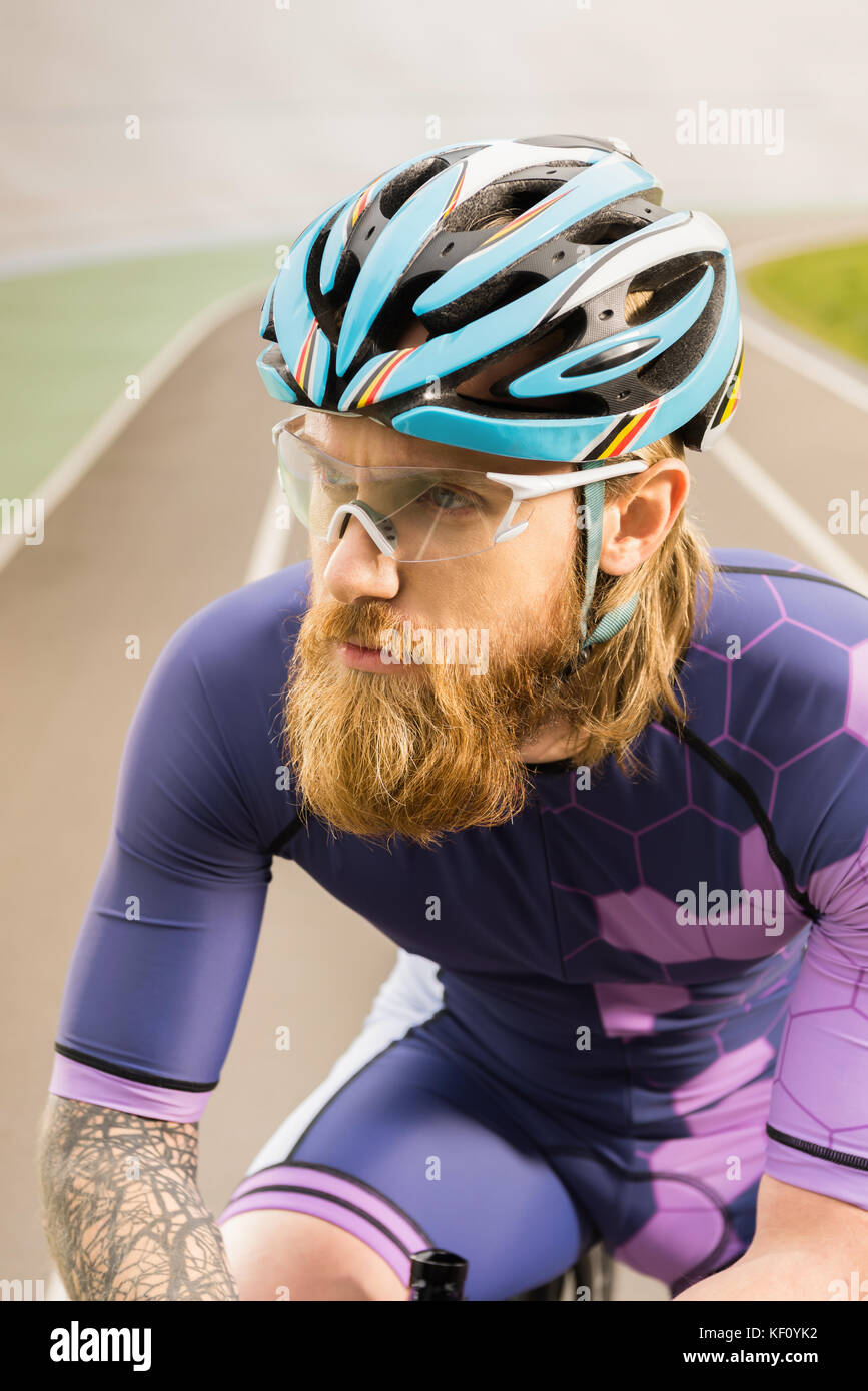 Handsome cyclist in sport hi-res stock photography and images - Alamy