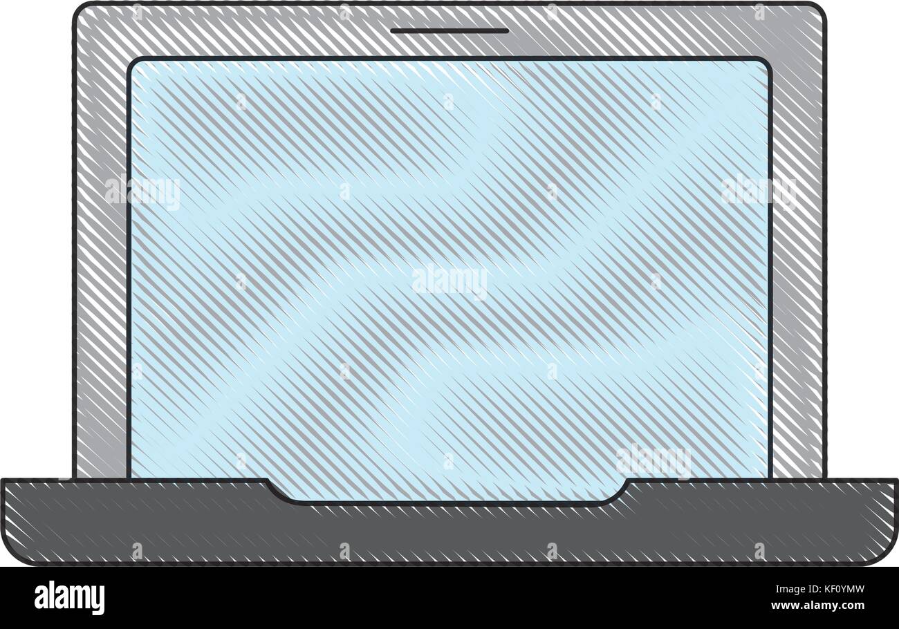 laptop computer icon over white background vector illustration Stock ...