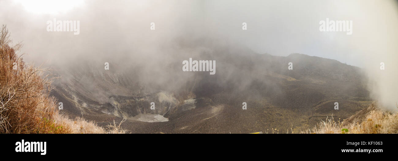 Turrialba volcano during eruption Stock Photo - Alamy