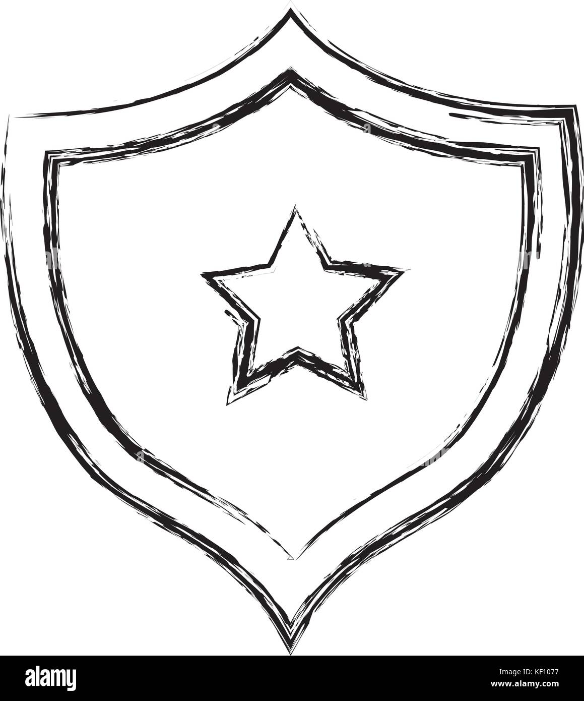 shield icon over white background vector illustration Stock Vector ...
