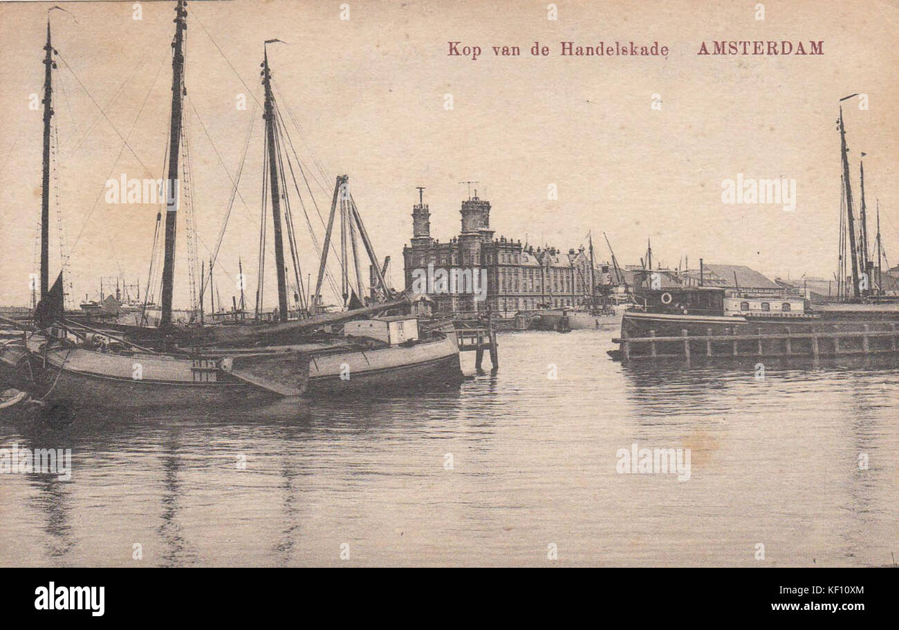 Handelskade kop (Oosterlijke) ansichtkaart Stock Photo - Alamy