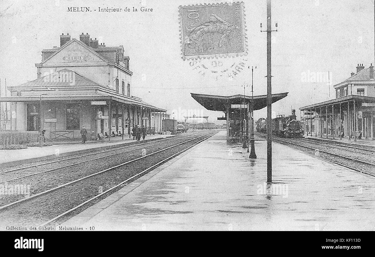 Melun station hi-res stock photography and images - Alamy