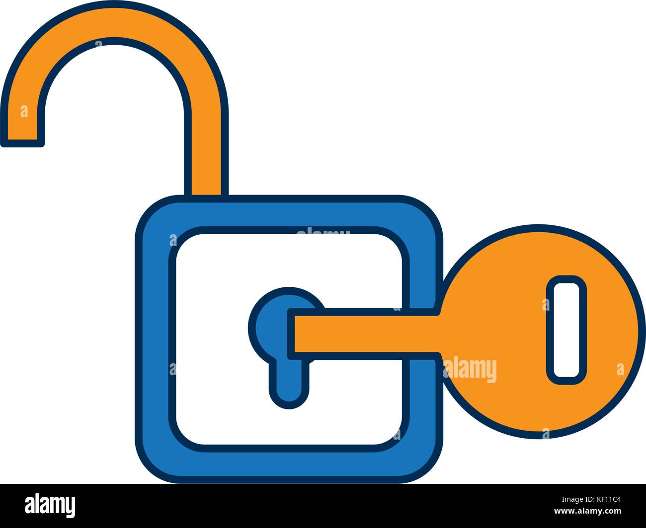 security padlock icon over white background vector illustration Stock ...