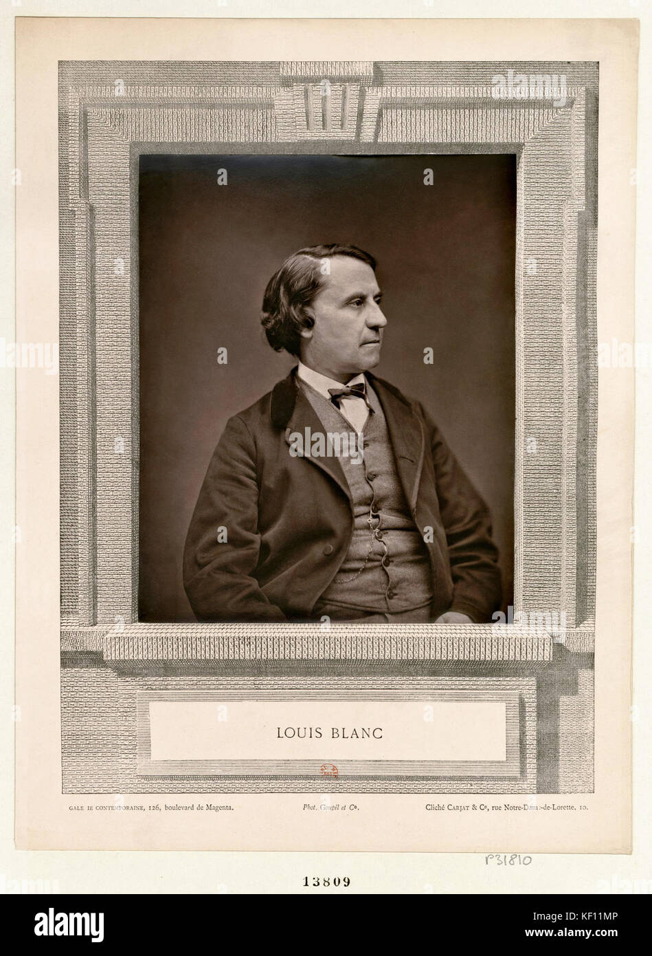 Louis Blanc 1 Carjat 1848 Stock Photo - Alamy